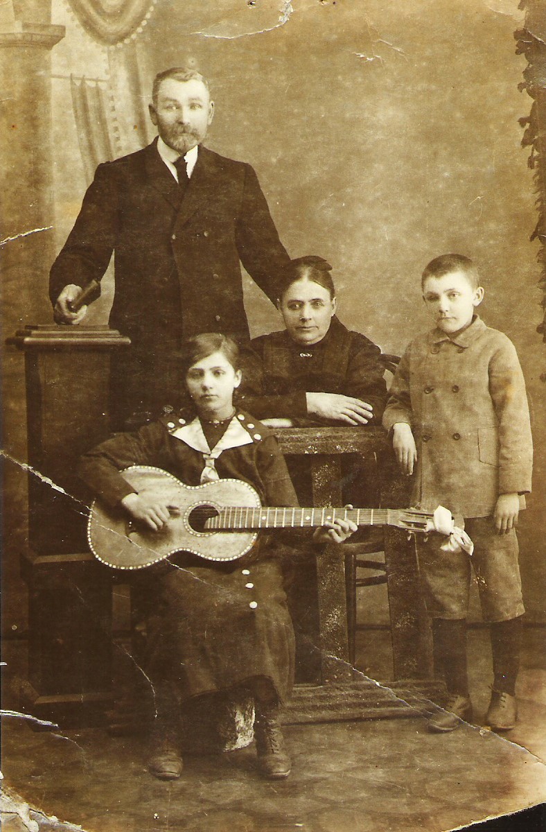 Prediger Johann Janzen, ca. 1910, Ort vermutlich Kolonie Friesenow bei ...