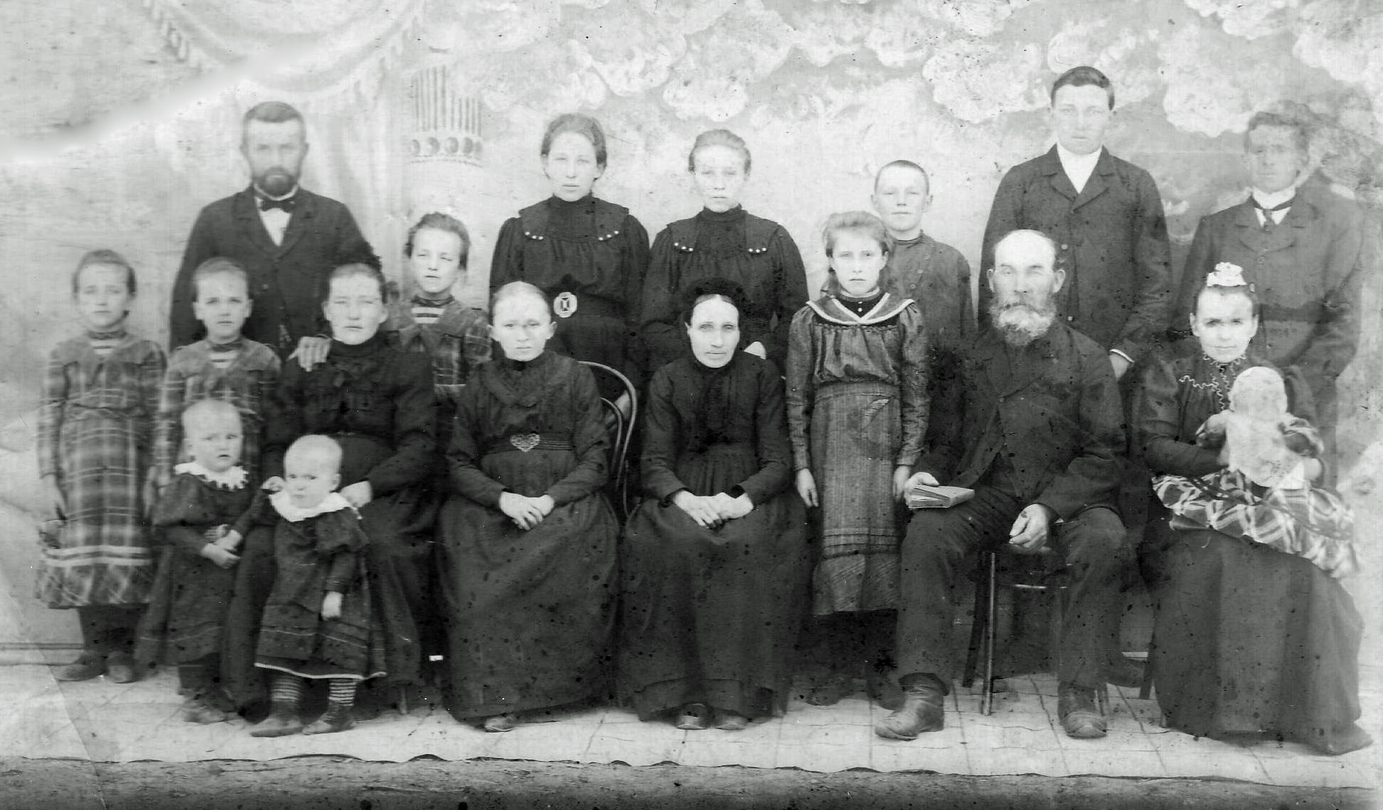 Familie Reimer ca. 1910, Aulie Ata. – Chortitza